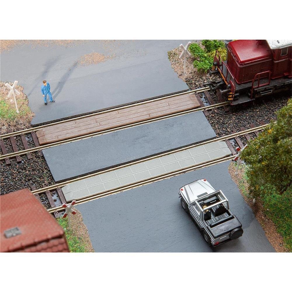 Faller 180969 2 Gleisübergänge Spur H0