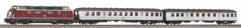 Piko 59018 H0 WLAN Set mit DB IV Personenzug Bettungsgleis