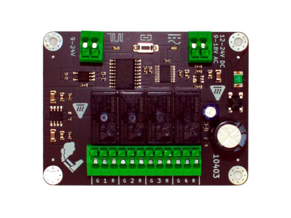 Decoderwerk 10403 Schaltdecoder mit 4 Relais DCC & Motorola
